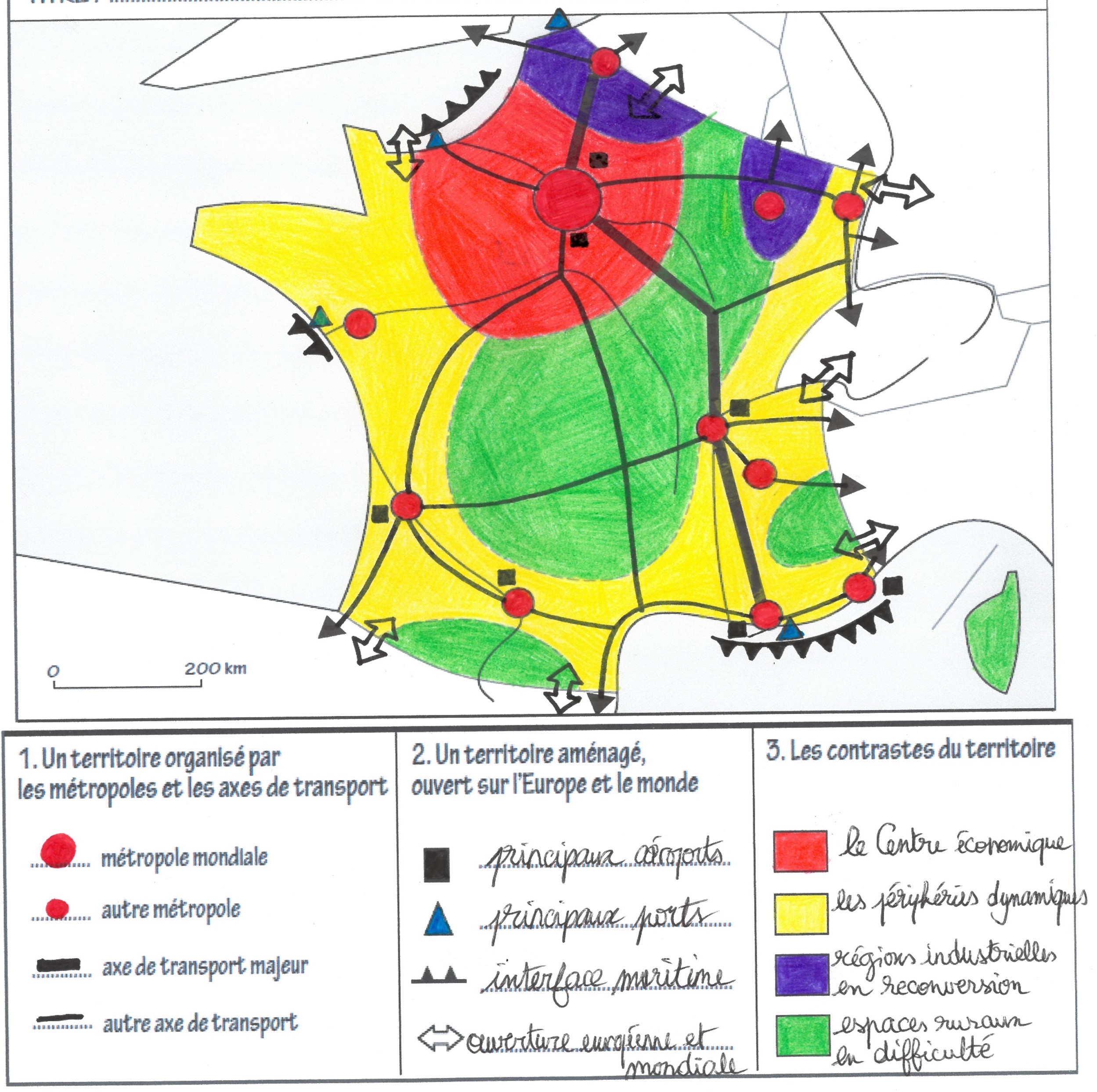Croquis Organisation Du Territoire Exemple – KQJJX